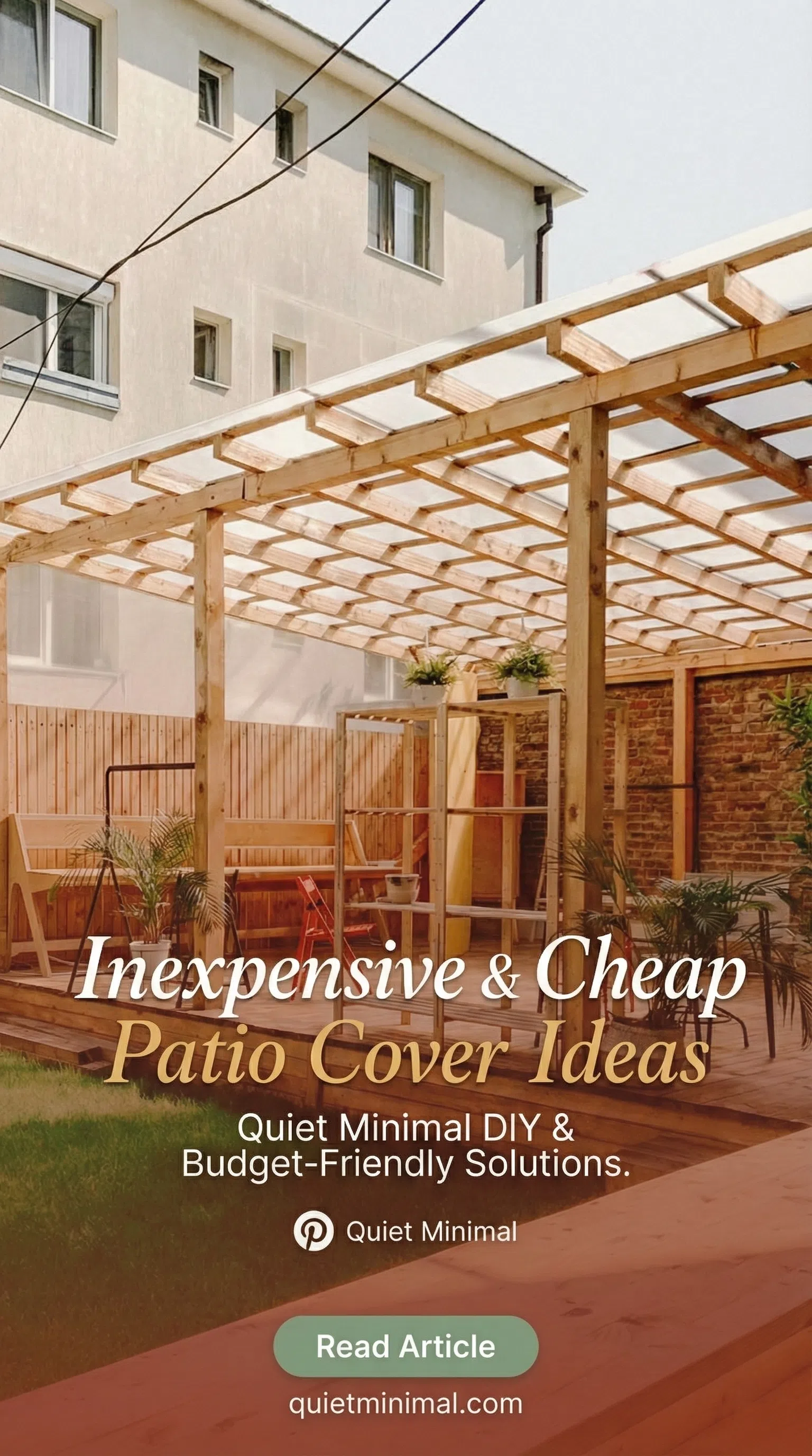 11+ Inexpensive Cheap Patio Cover Ideas - DIY – Prefab
