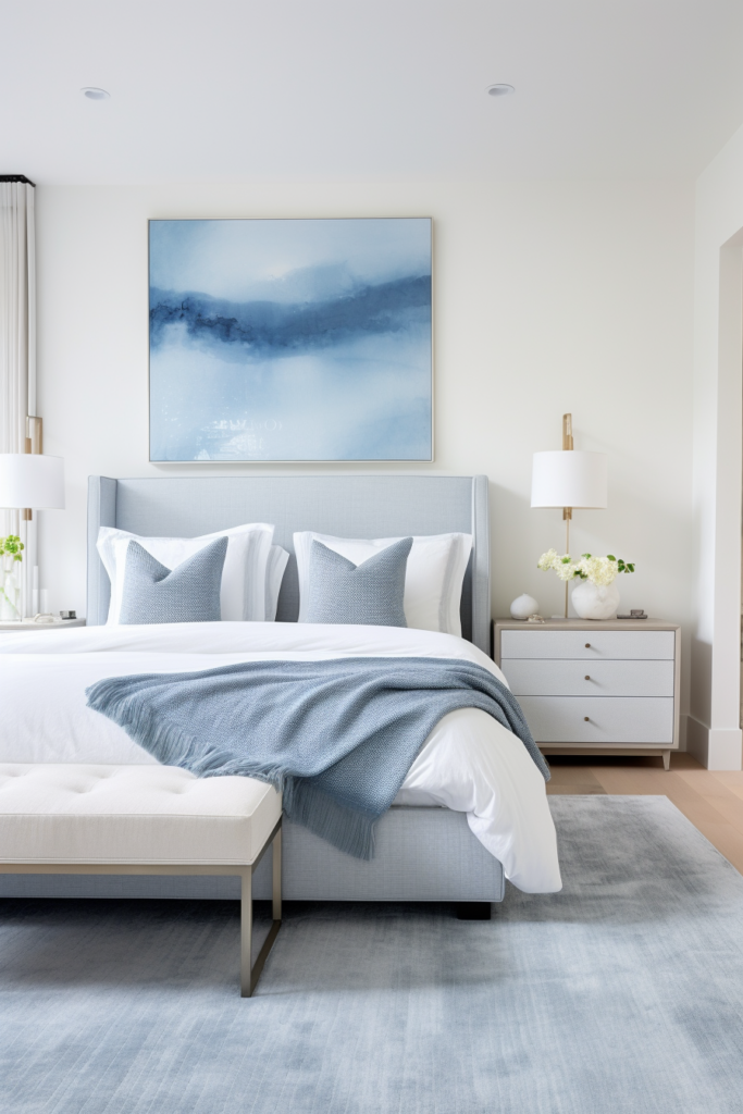 Tranquil Haven: 20 Soothing Blue Bedroom Ideas for 2026 - Quiet Minimal