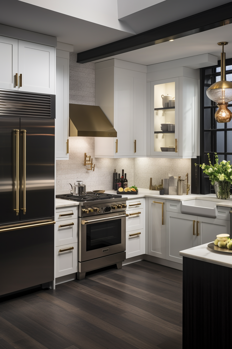 What Color Cabinets Go with Black Stainless Steel Appliances? 10 ...