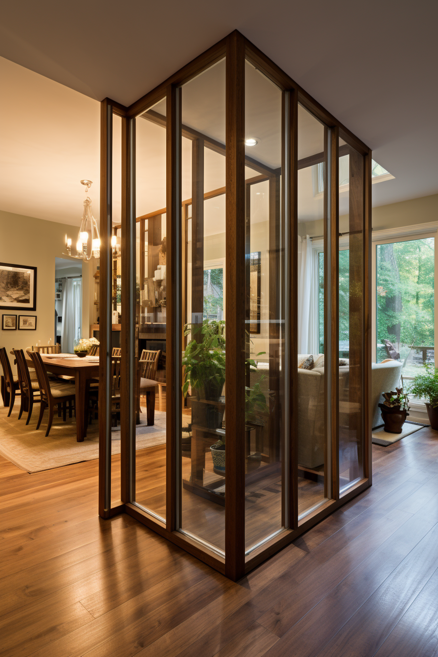 Space Division For Long And Narrow Living Dining Rooms - Quiet Minimal