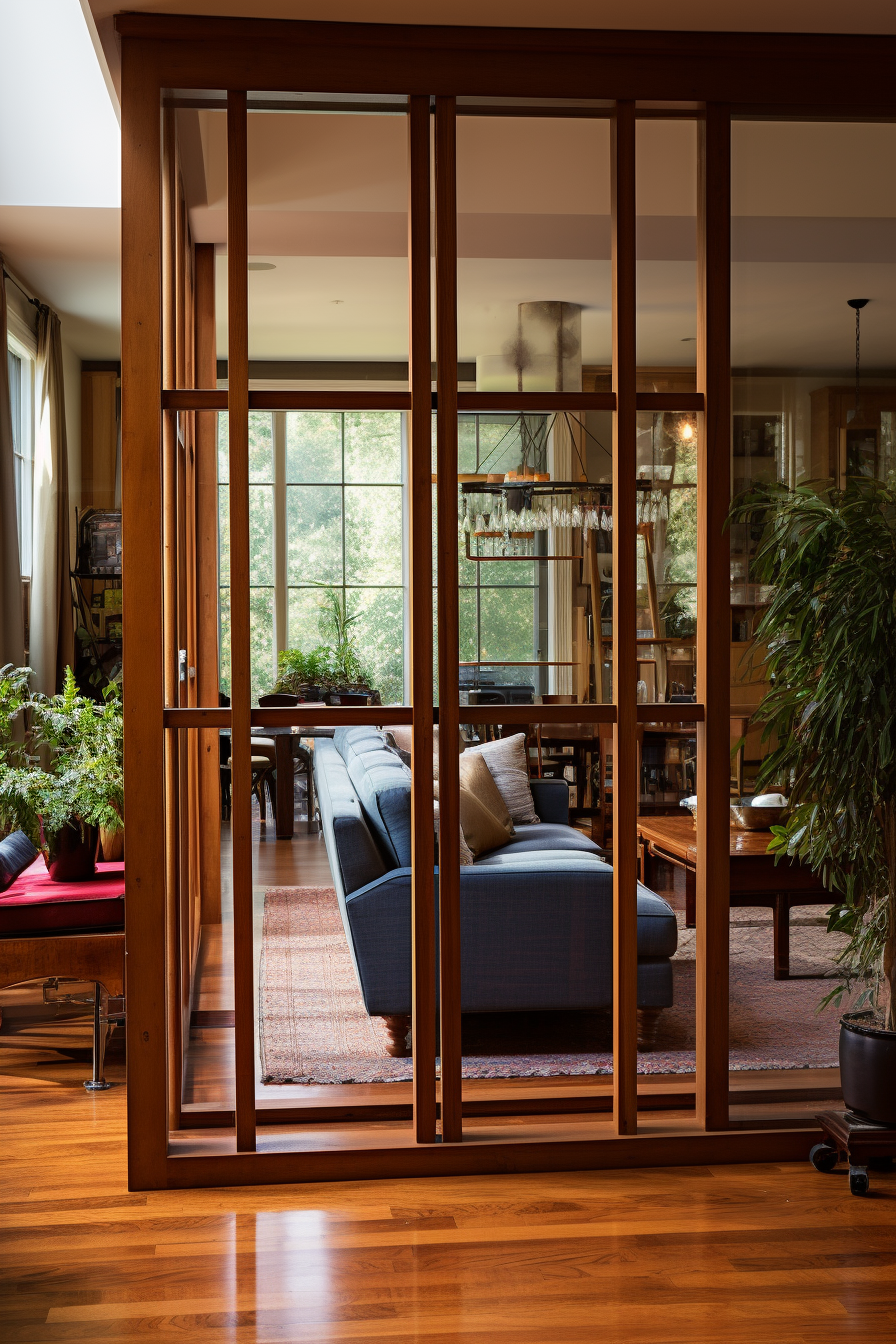 Space Division For Long And Narrow Living Dining Rooms - Quiet Minimal