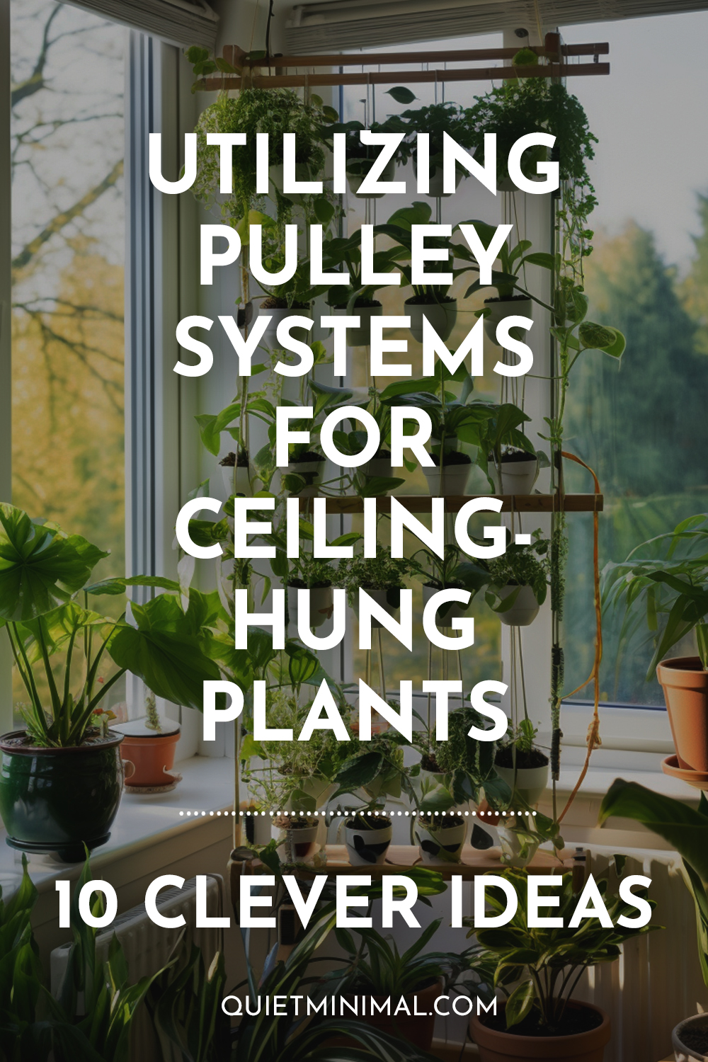 Pulley Systems for Ceiling Plants: Easy Maintenance Solutions - Quiet ...