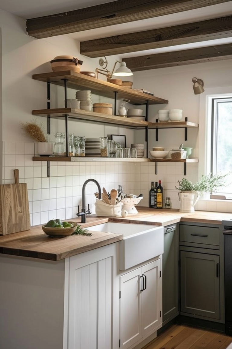 20+ Charming Cottage Kitchen Design Ideas for Small Spaces - Quiet Minimal