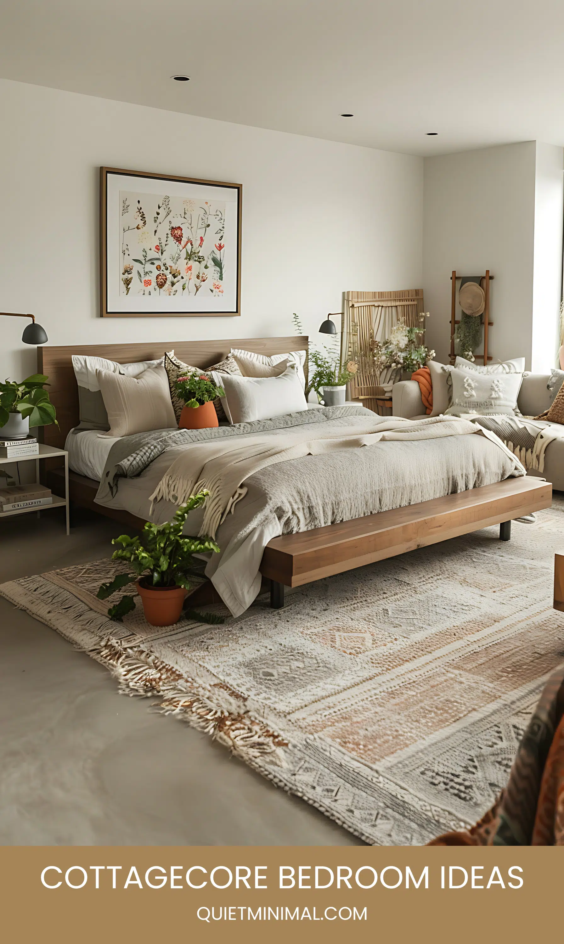 20 Cottagecore Bedroom Ideas for a Cozy Retreat - Quiet Minimal