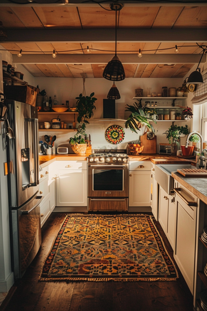 Add Warmth with Farmhouse Kitchen Rugs - Quiet Minimal
