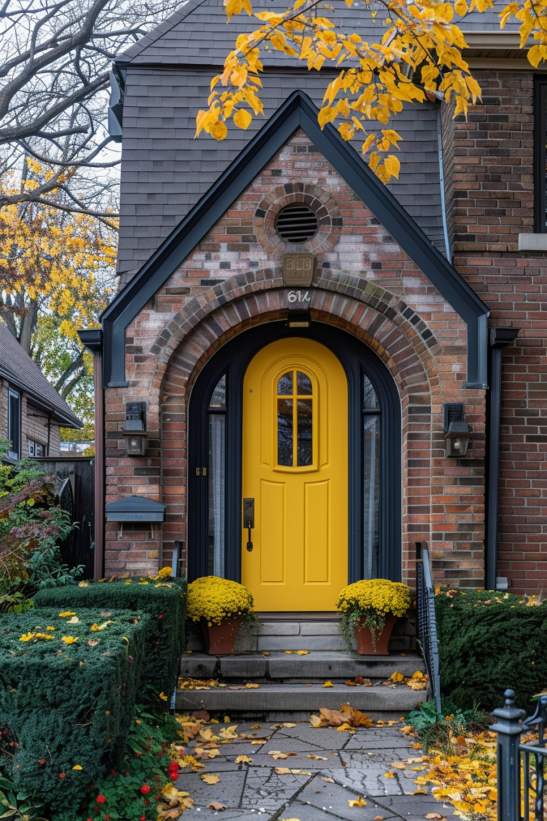 Front Door Colors For Brick Houses - Quiet Minimal