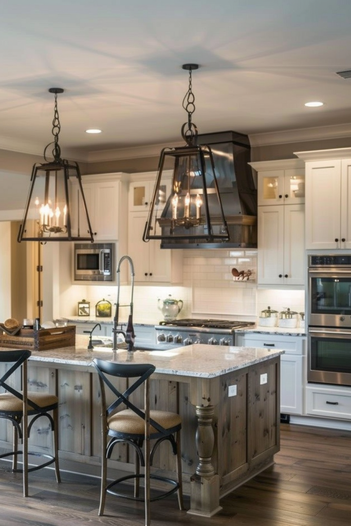 Illuminate Your Space with Farmhouse Kitchen Lighting - Quiet Minimal