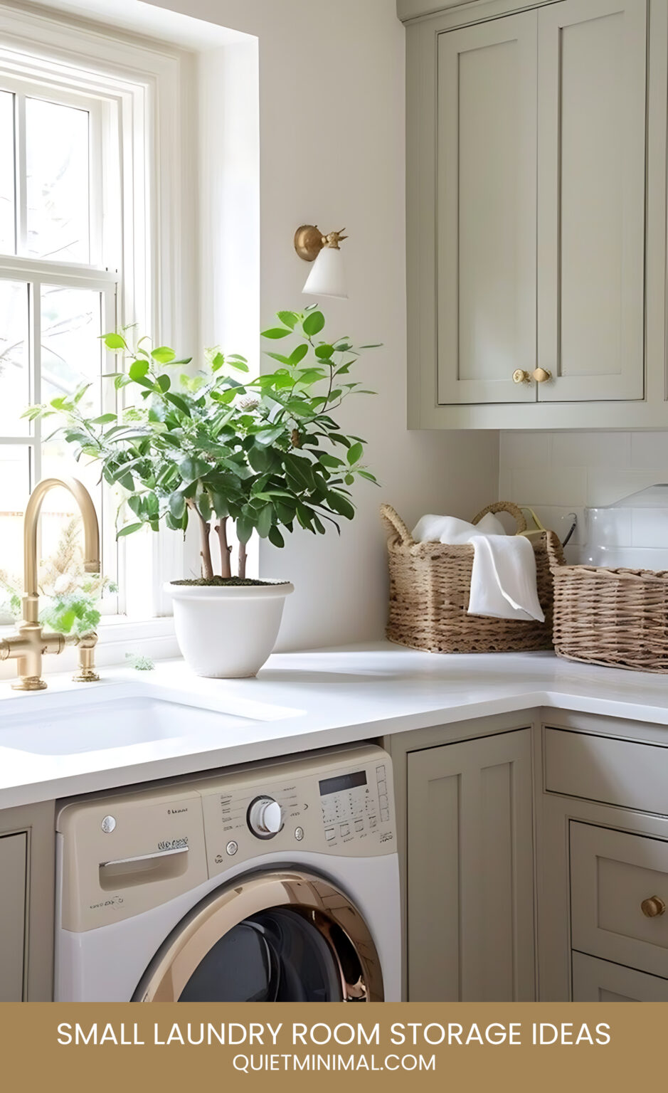 Small Laundry Room Storage Ideas: Organization Oasis - Quiet Minimal