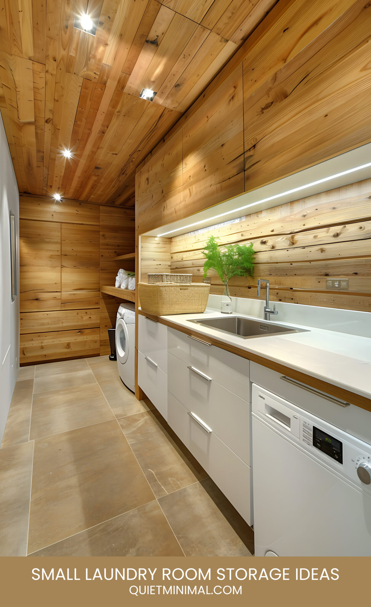 Small Laundry Room Storage Ideas: Organization Oasis - Quiet Minimal