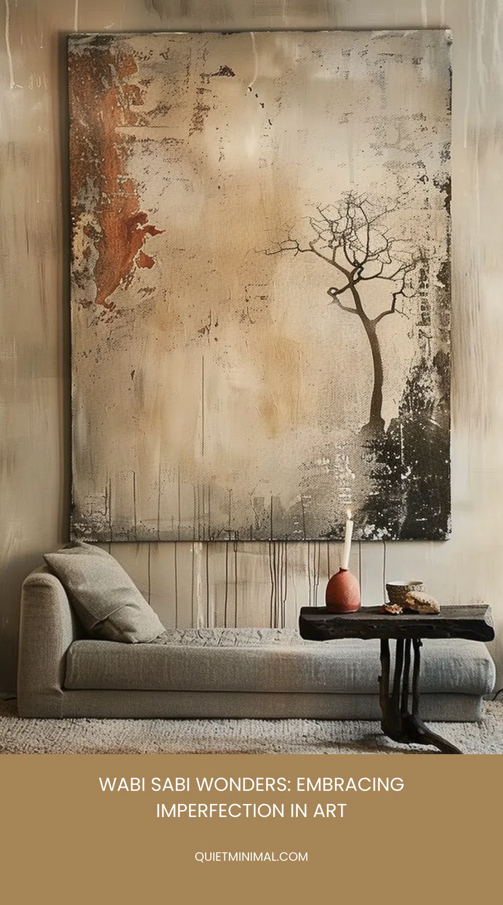 Wabi Sabi Painting: Artistic Imperfections - Quiet Minimal