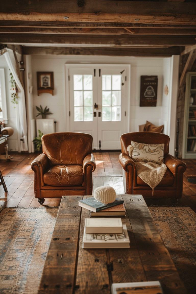 Rustic Farmhouse Living Room: Embrace the Beauty of Natural Elements ...