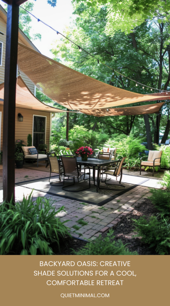 Backyard Shade Ideas: Cool and Comfortable - Quiet Minimal