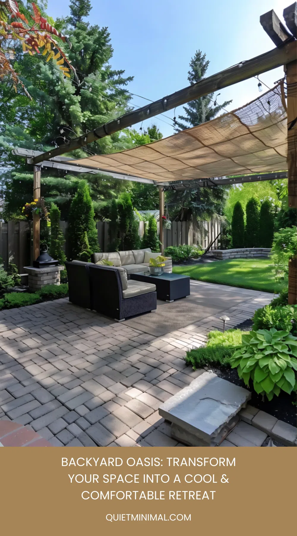Backyard Shade Ideas: Cool and Comfortable - Quiet Minimal
