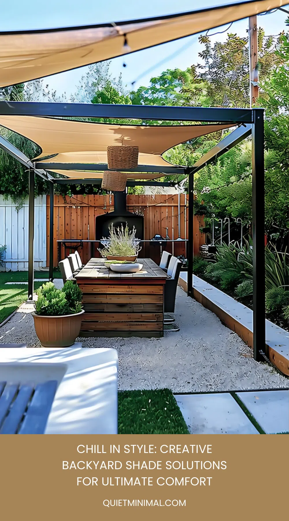 Backyard Shade Ideas: Cool and Comfortable - Quiet Minimal