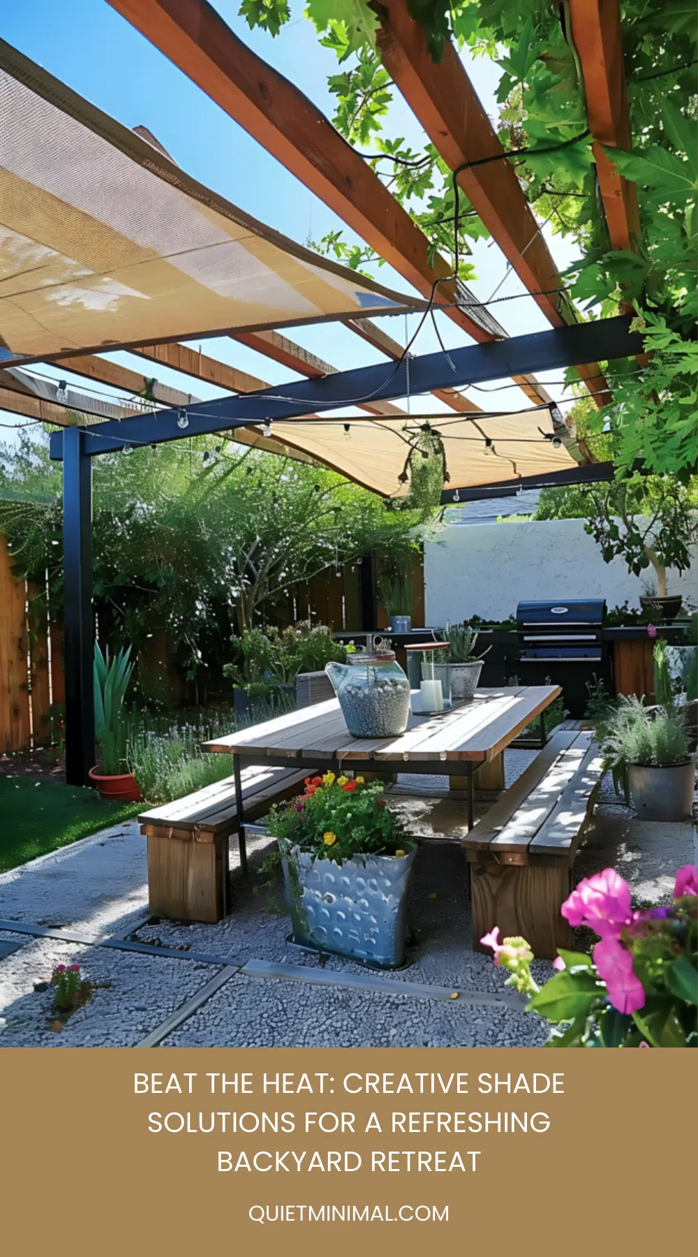 Backyard Shade Ideas: Cool and Comfortable - Quiet Minimal