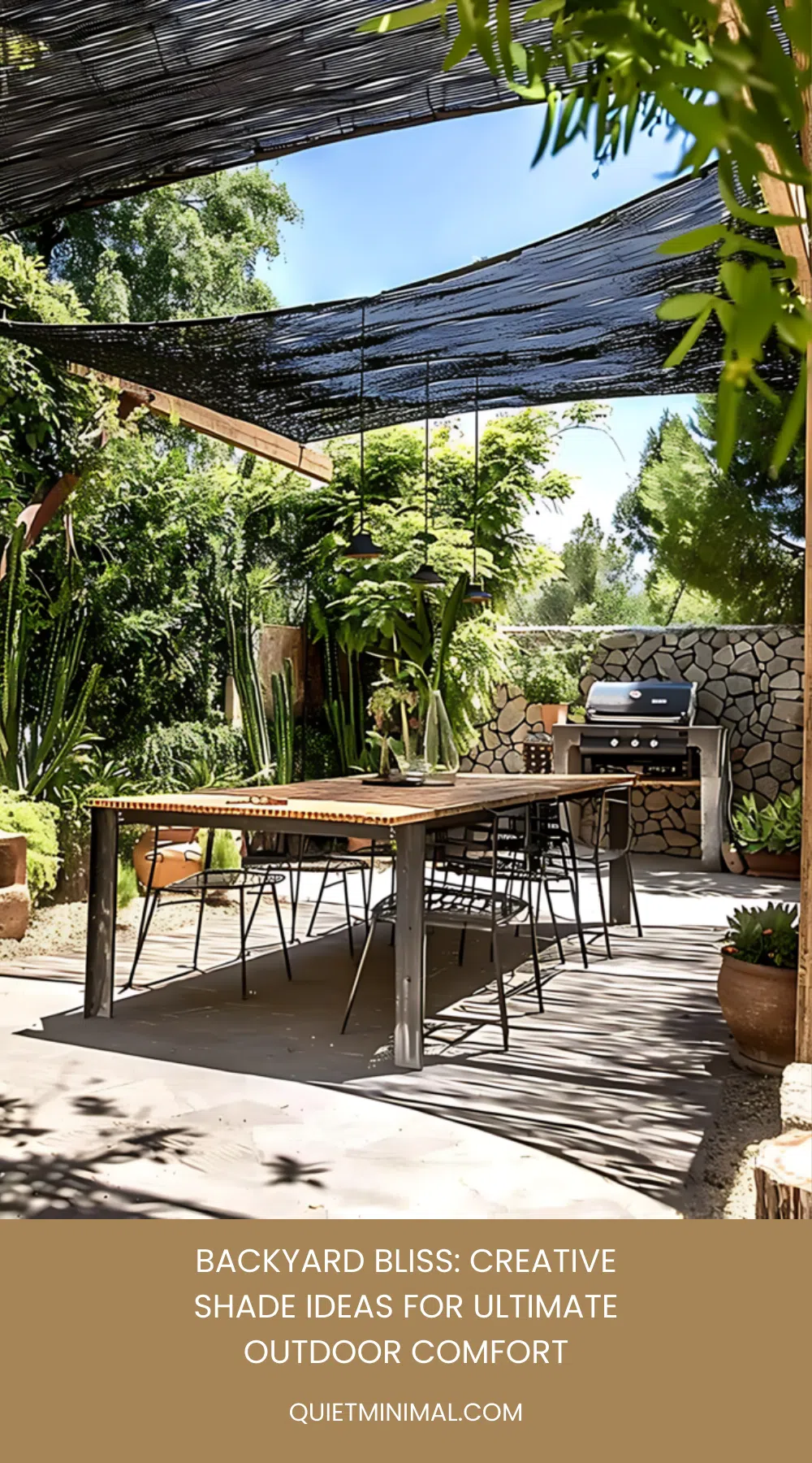 Backyard Shade Ideas: Cool and Comfortable - Quiet Minimal