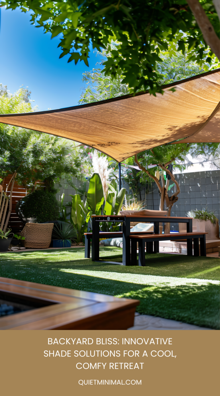 Backyard Shade Ideas: Cool and Comfortable - Quiet Minimal