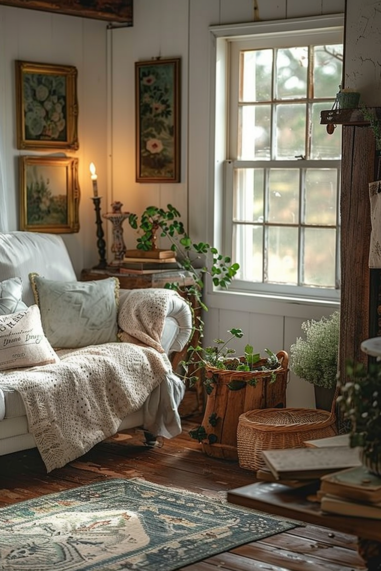 Cottagecore Rustic Farmhouse Decor Ideas - Quiet Minimal