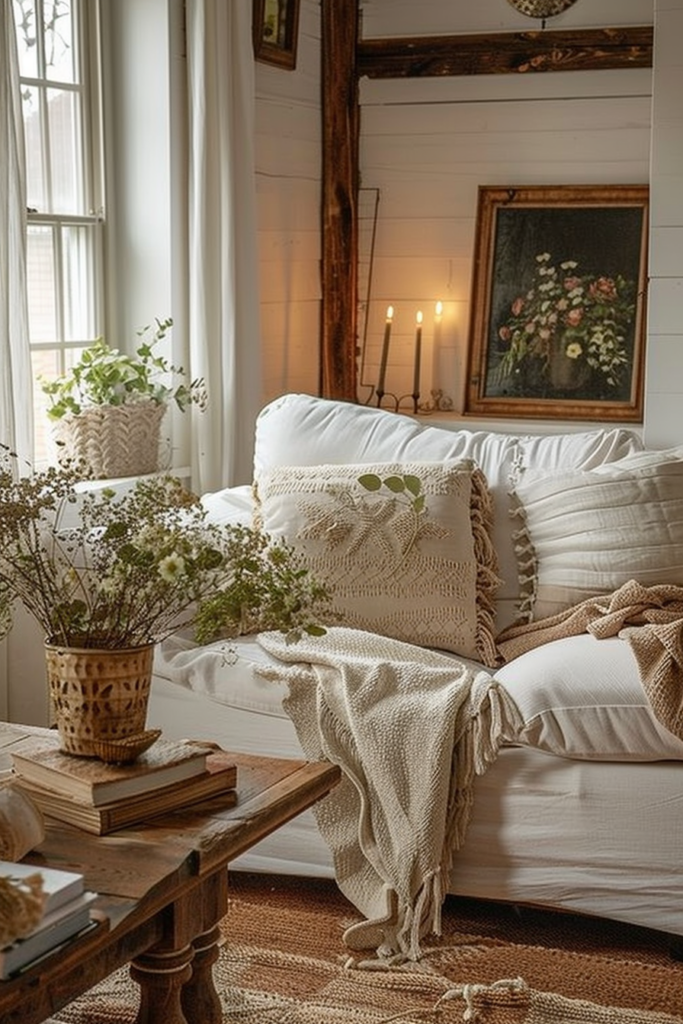 Cottagecore Rustic Farmhouse Decor Ideas - Quiet Minimal