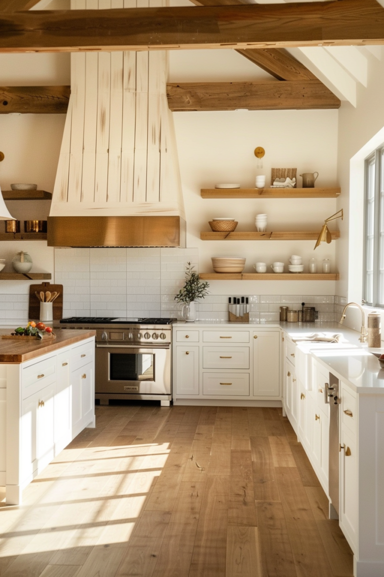 Farmhouse Kitchen Color Schemes - Quiet Minimal