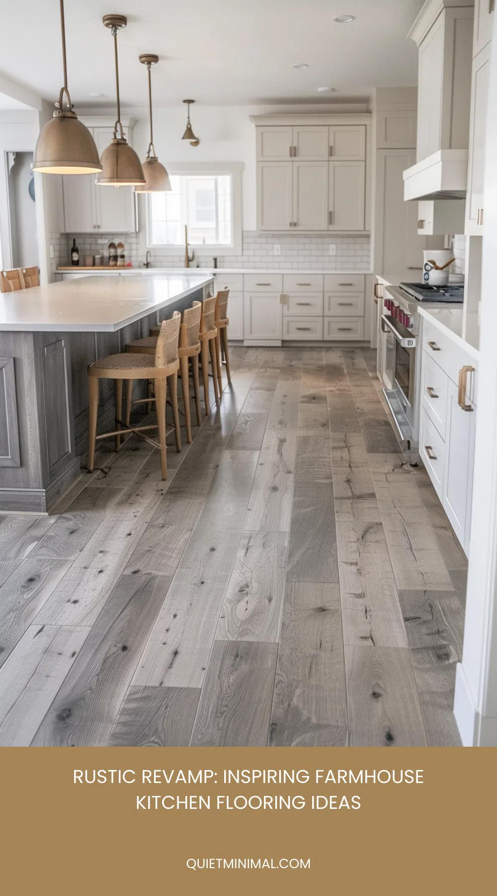 Farmhouse Kitchen Flooring Ideas - Quiet Minimal