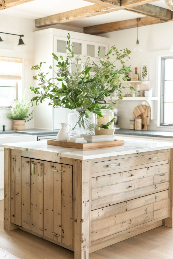 Farmhouse Kitchen Island Ideas - Quiet Minimal
