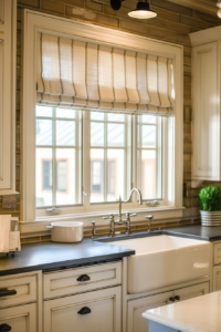 Farmhouse Kitchen Window Treatments - Quiet Minimal