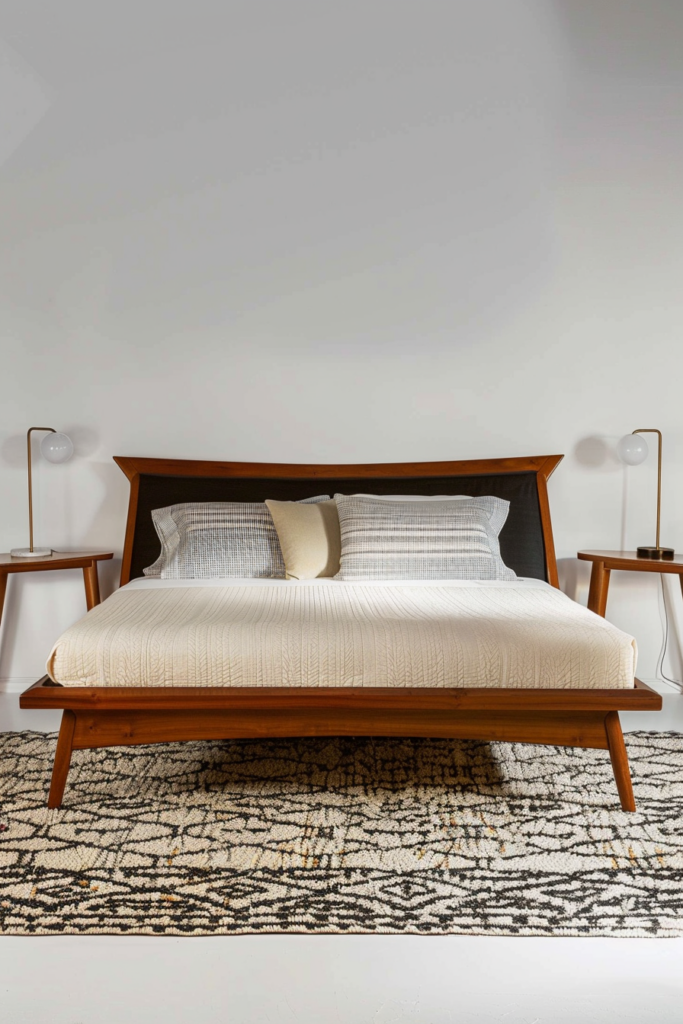 Mid-Century Modern Bed Frame Ideas - Quiet Minimal