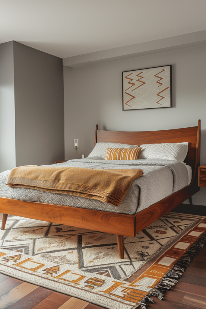 Mid-Century Modern Bed Frame Ideas - Quiet Minimal