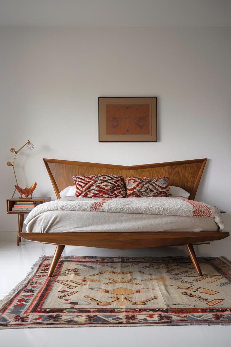 Mid-Century Modern Bed Frame Ideas - Quiet Minimal