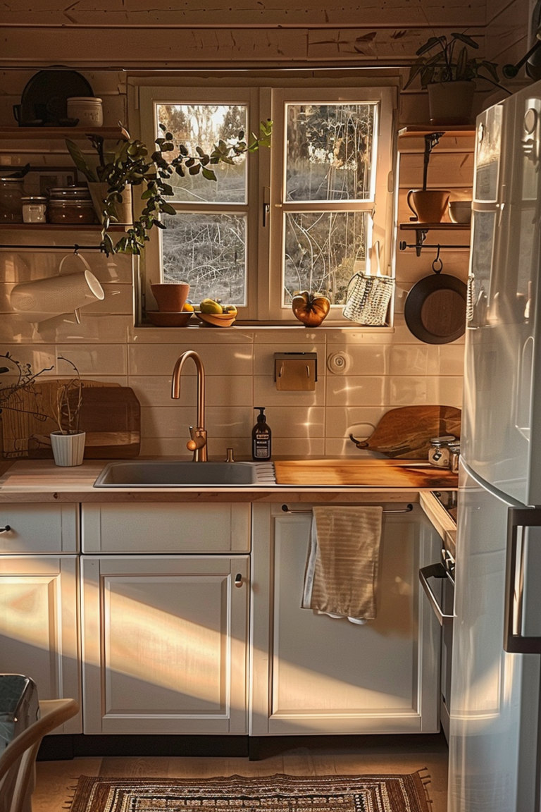 Minimalist Cottagecore Kitchen