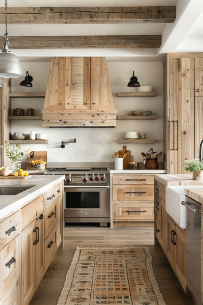Rustic Farmhouse Kitchen Ideas - Quiet Minimal