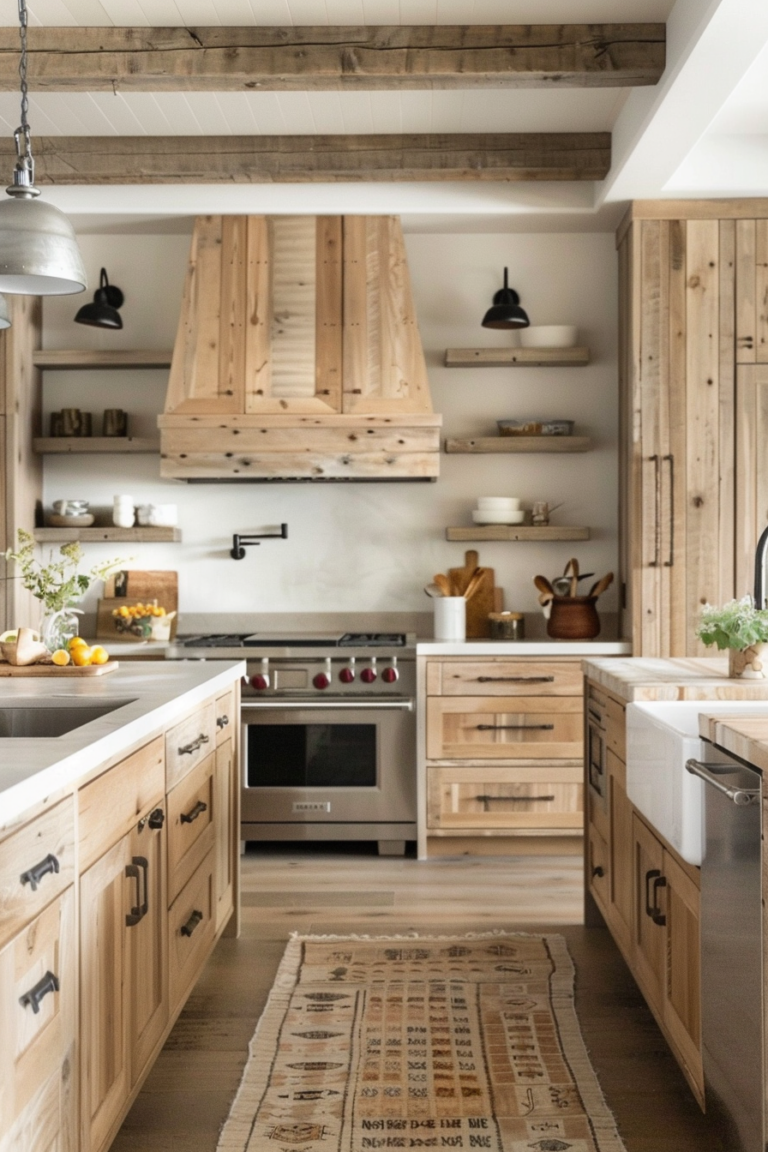 Rustic Farmhouse Kitchen Ideas - Quiet Minimal