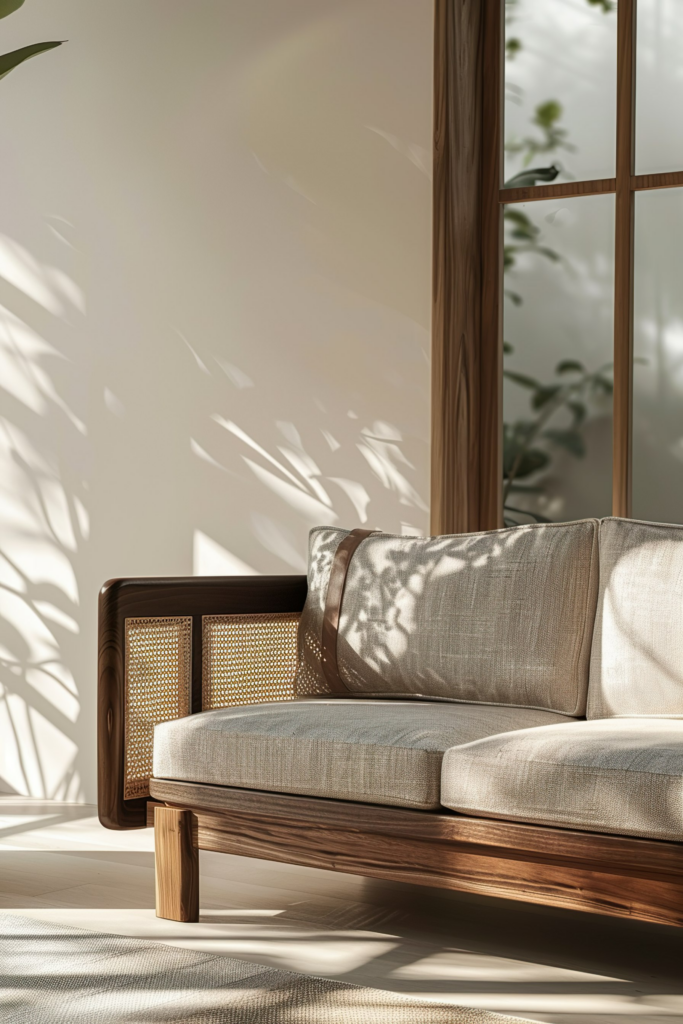 Japandi Sofa: Combining Comfort and Minimalist Design - Quiet Minimal