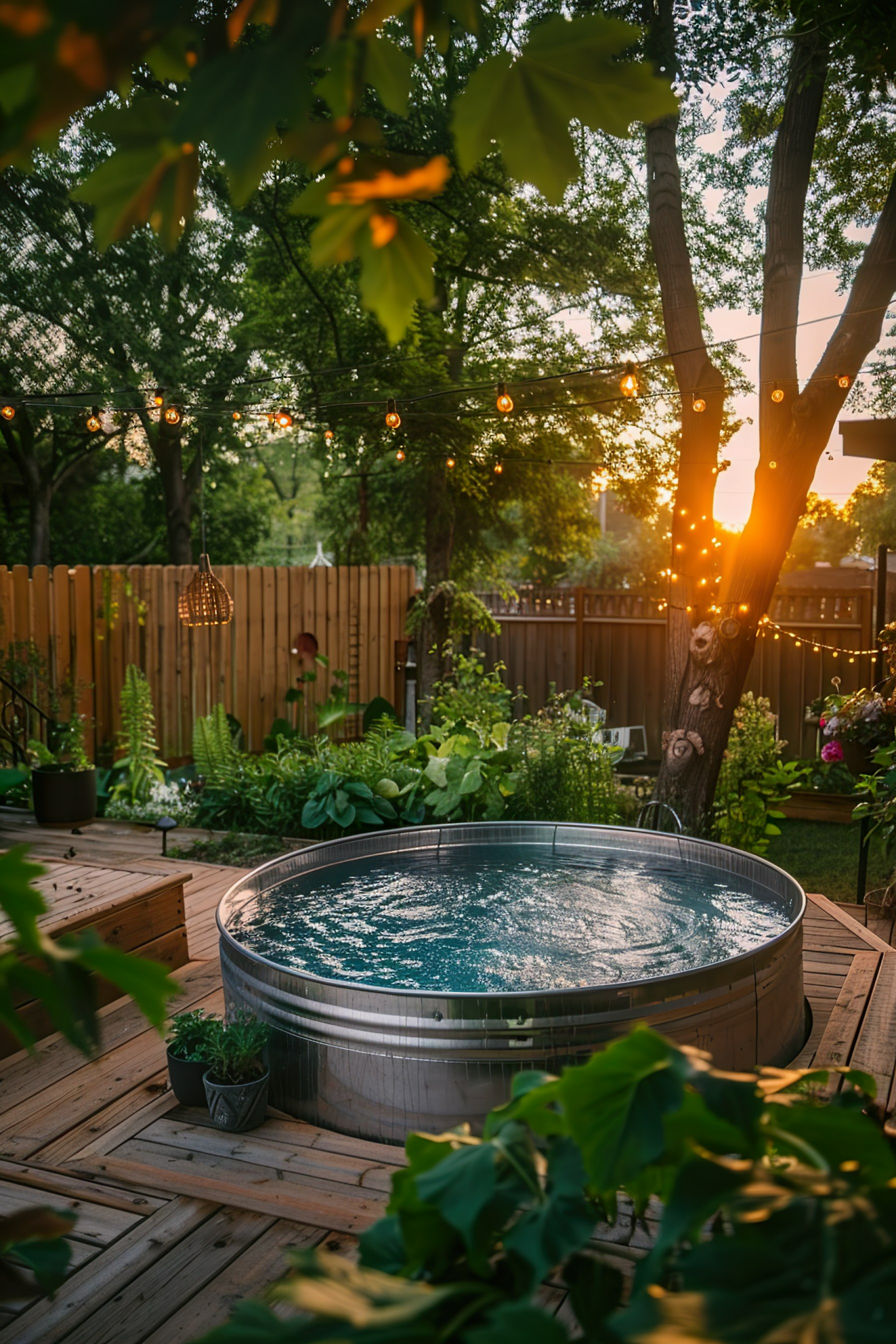 Stock Tank Pool Bench Ideas - Quiet Minimal