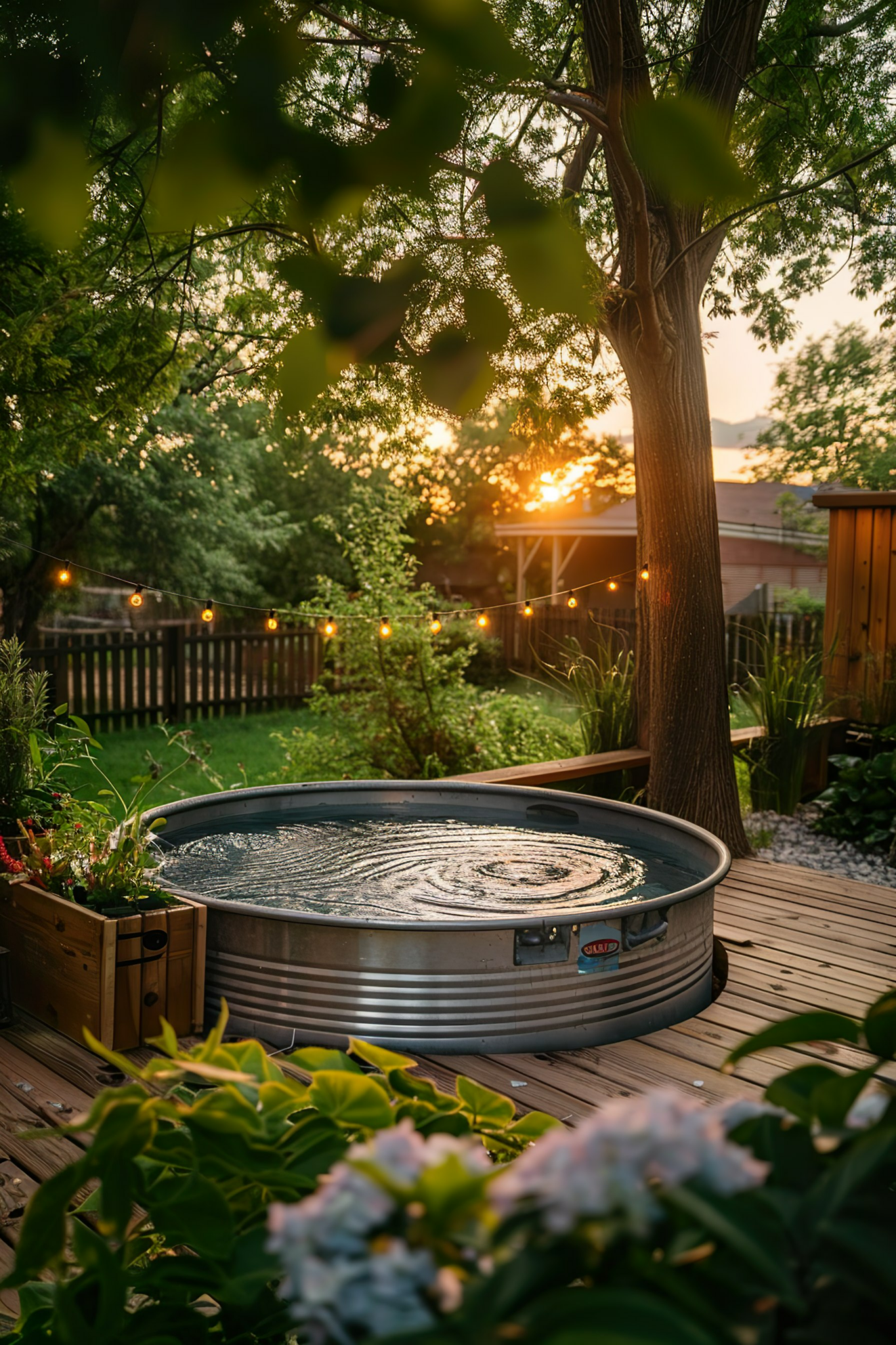 Stock Tank Pool Bench Ideas - Quiet Minimal
