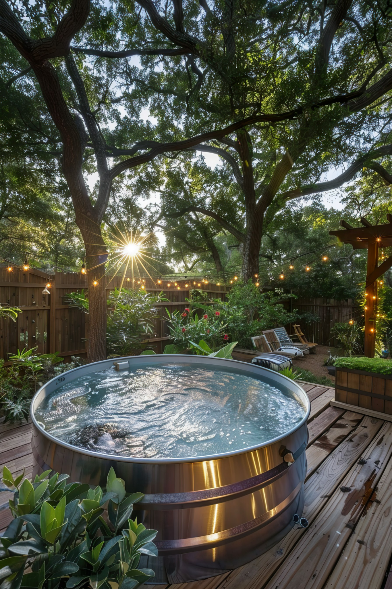 Stock Tank Pool Bench Ideas - Quiet Minimal
