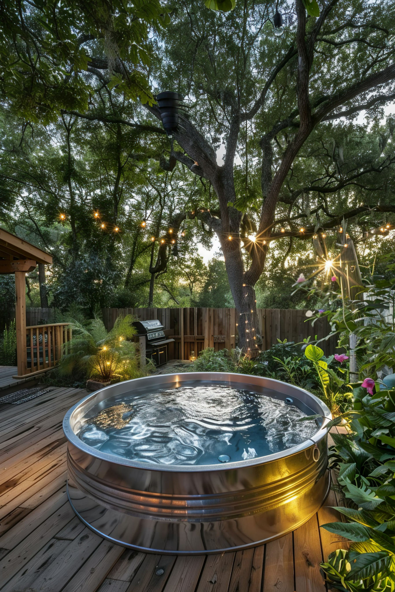 Stock Tank Pool Bench Ideas - Quiet Minimal