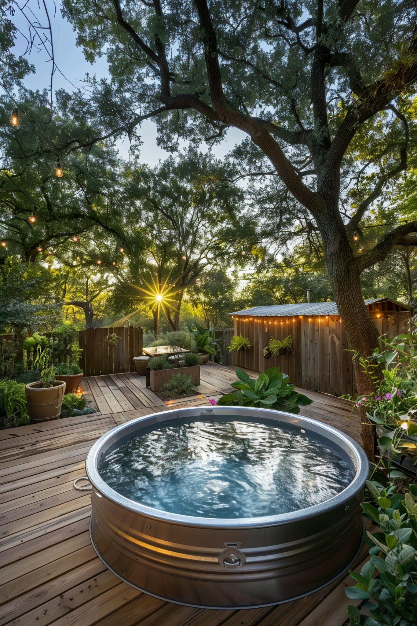Stock Tank Pool Bench Ideas - Quiet Minimal