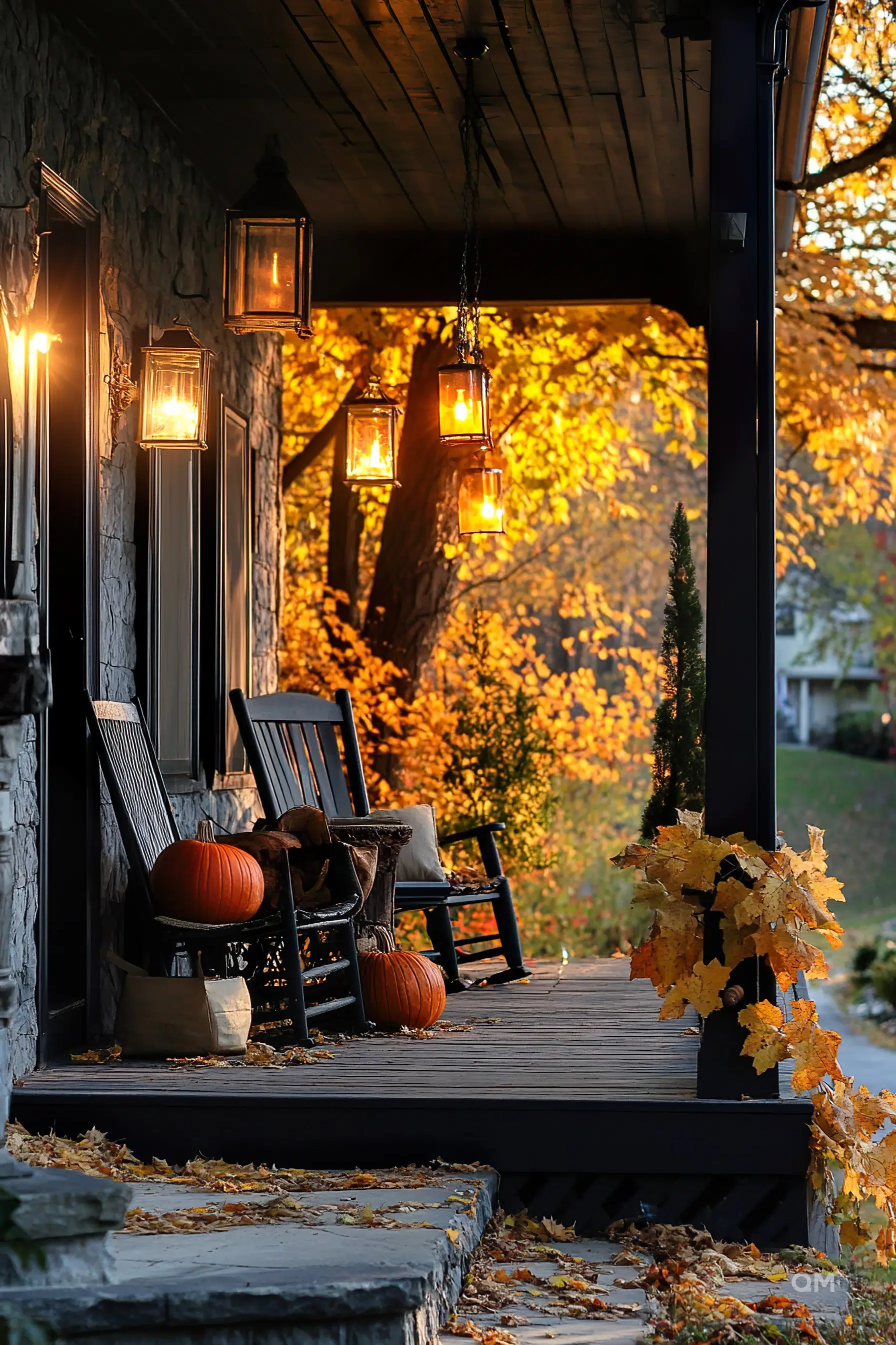 Fall Decor Exterior: Outdoor Ambiance - Quiet Minimal