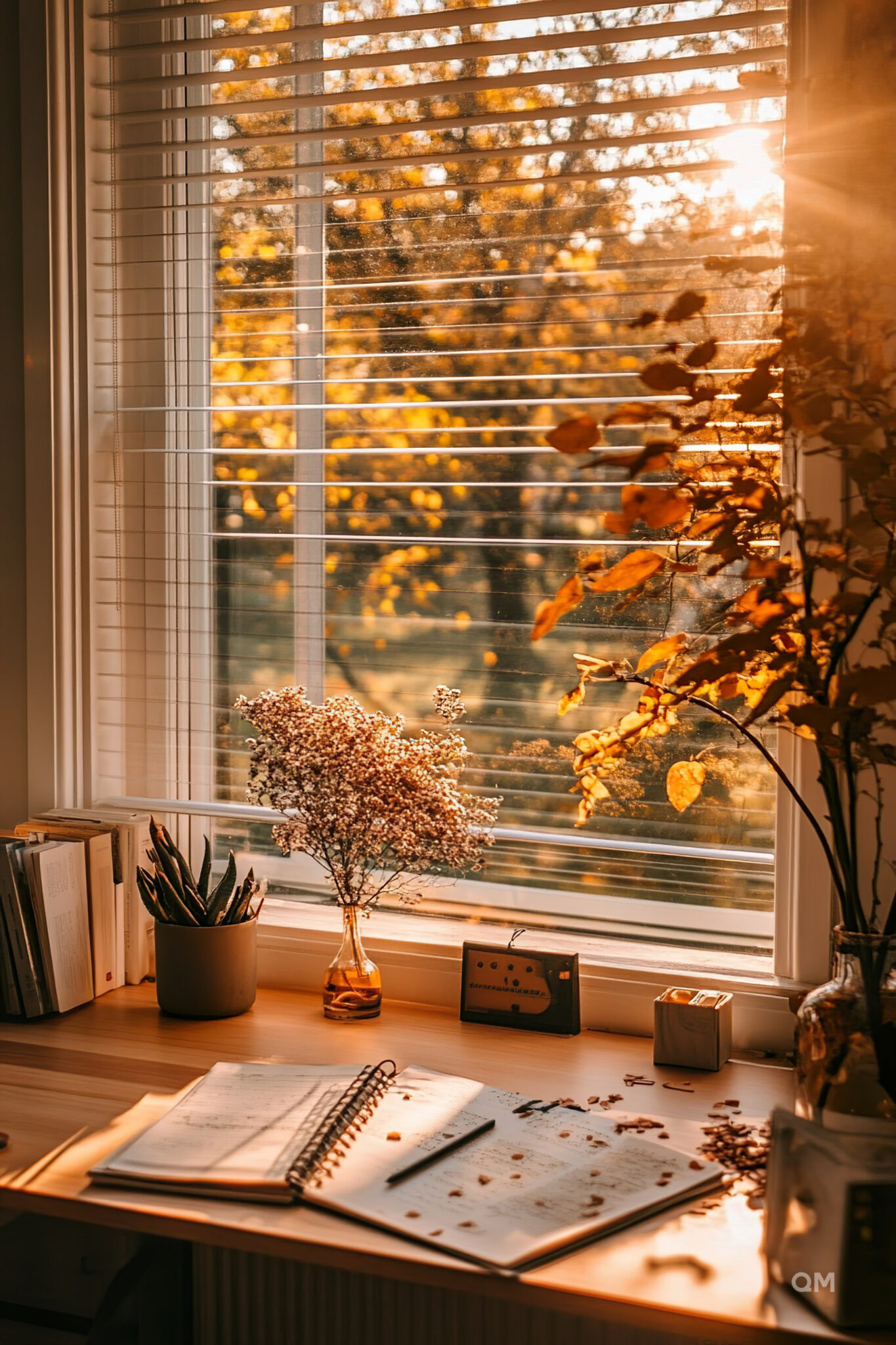 Fall Decor Office: Workplace Warmth - Quiet Minimal