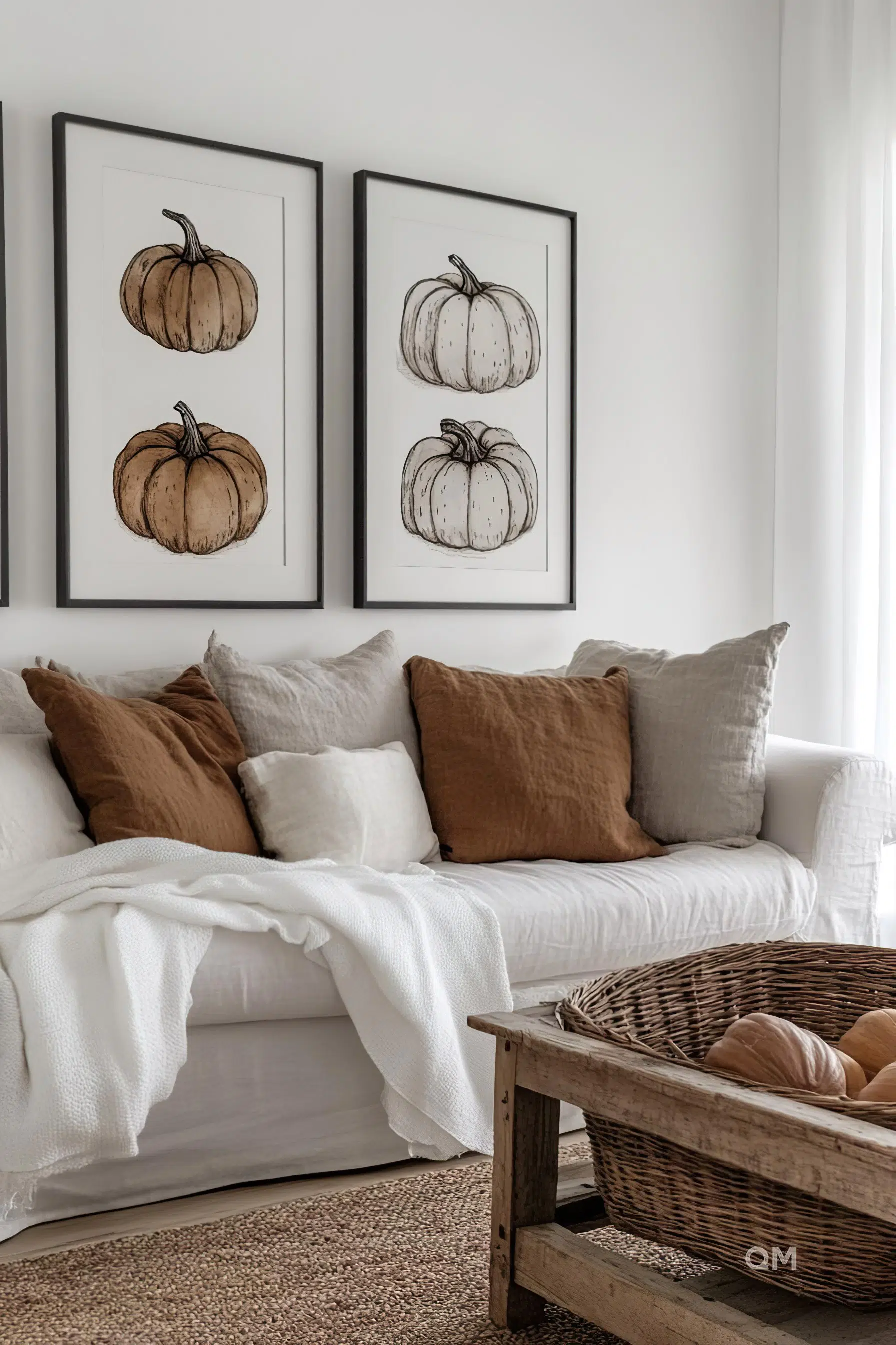Living Room Fall Wall Decor: Autumn Accents - Quiet Minimal