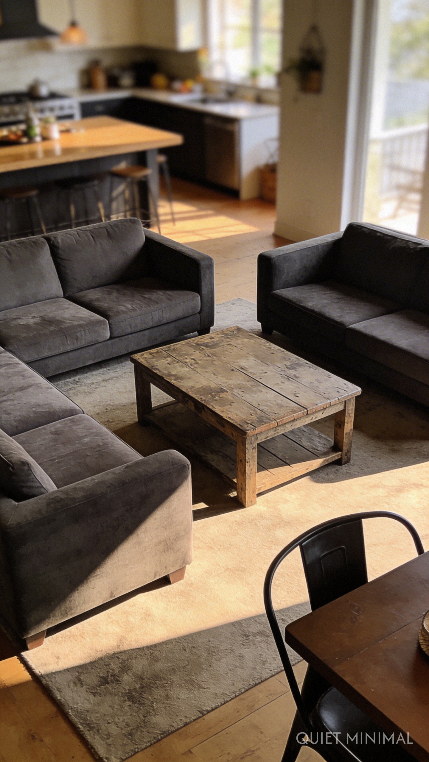 Two Sofa Living Room Layout For Better Conversation Flow - Quiet Minimal