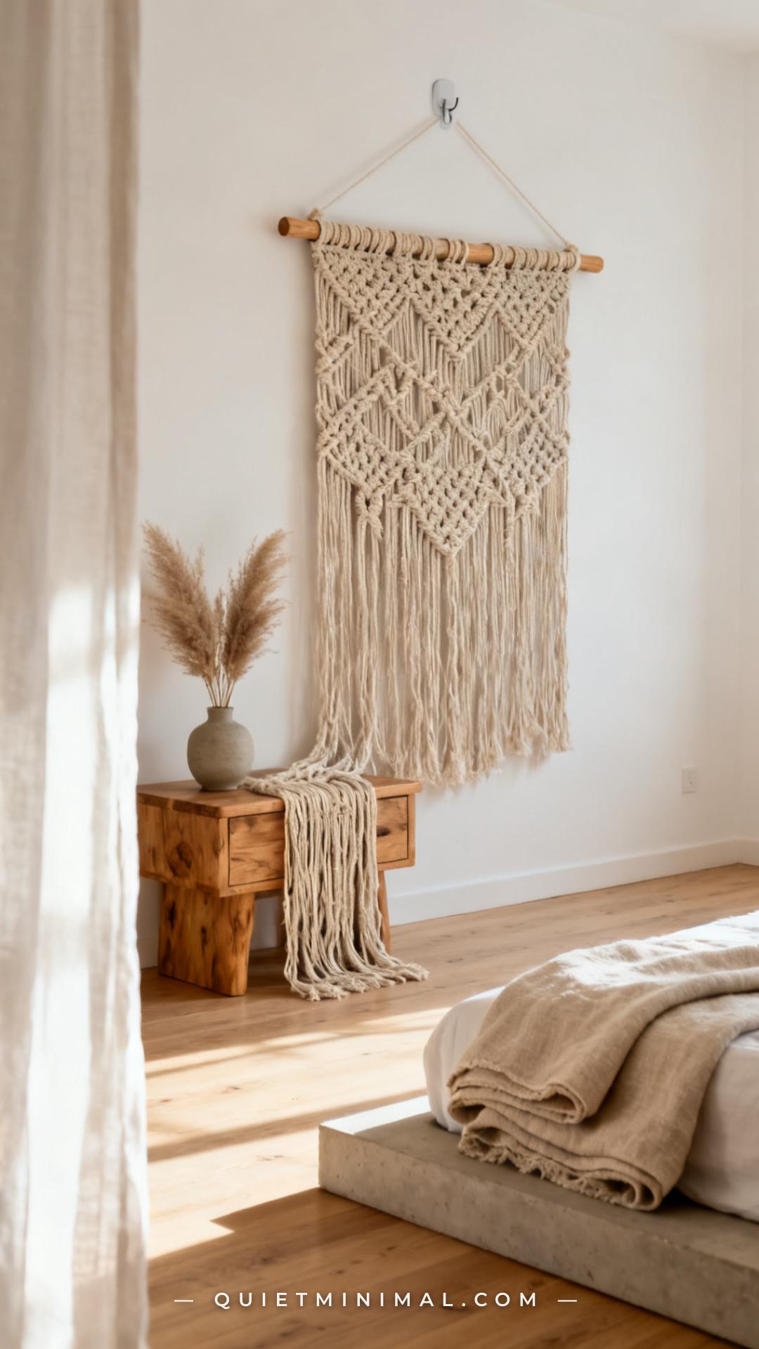 12 Bohemian Wall Decor Ideas for Renters on a Budget (No Nails, No ...