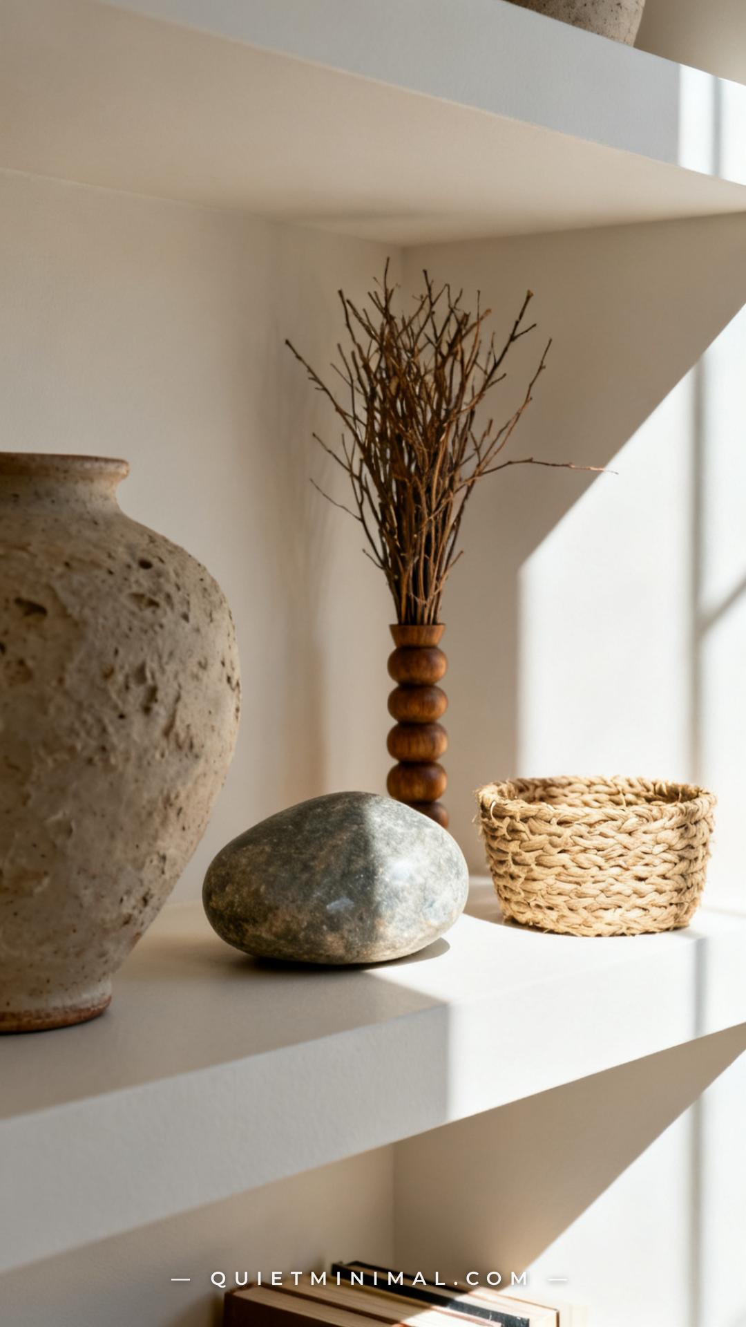 13 Built-In Bookshelf Styling Ideas with Earthy Objects (That Actually ...