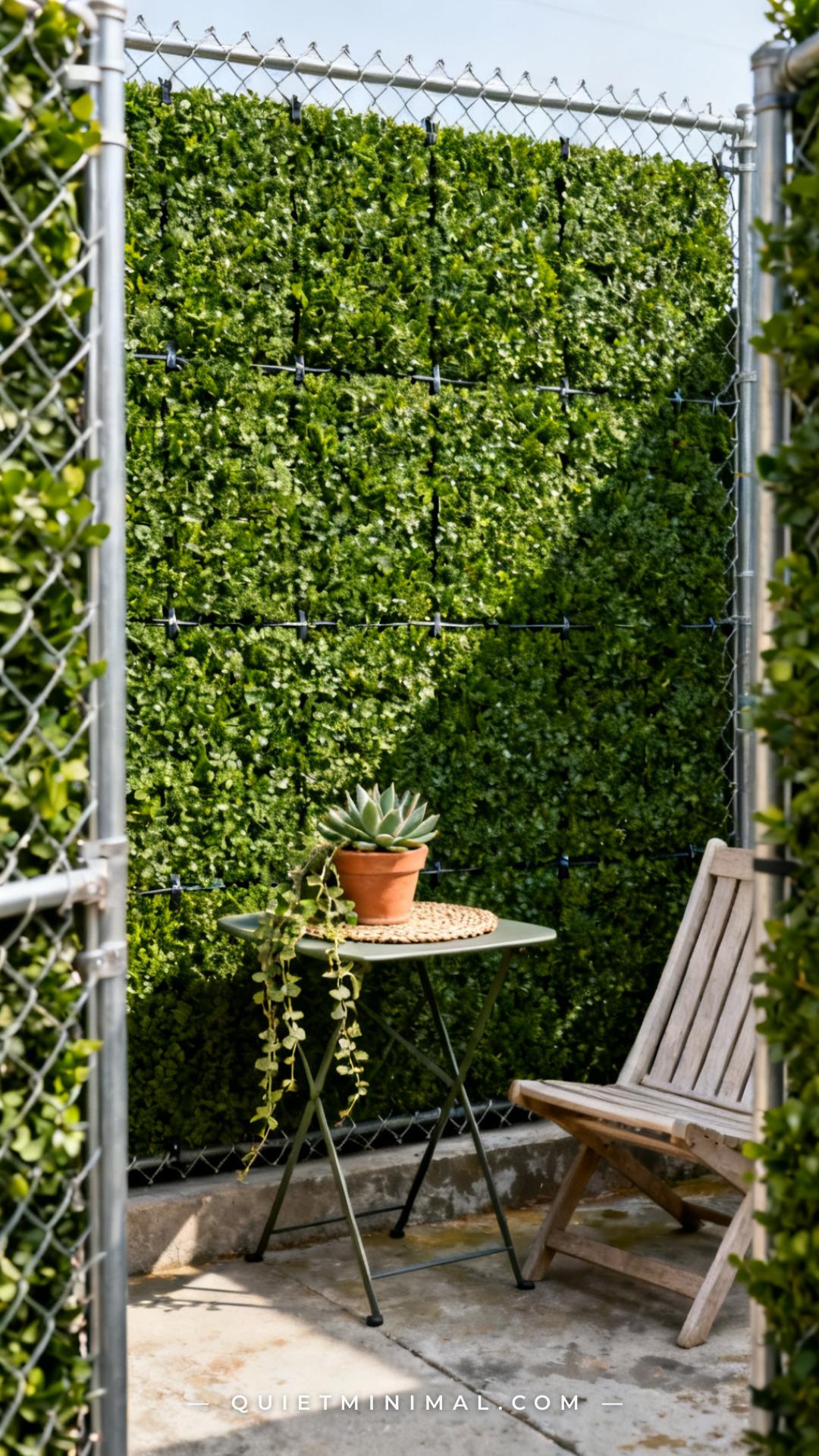14 Fence Decor Ideas for Renters That Need Zero Drilling - Quiet Minimal