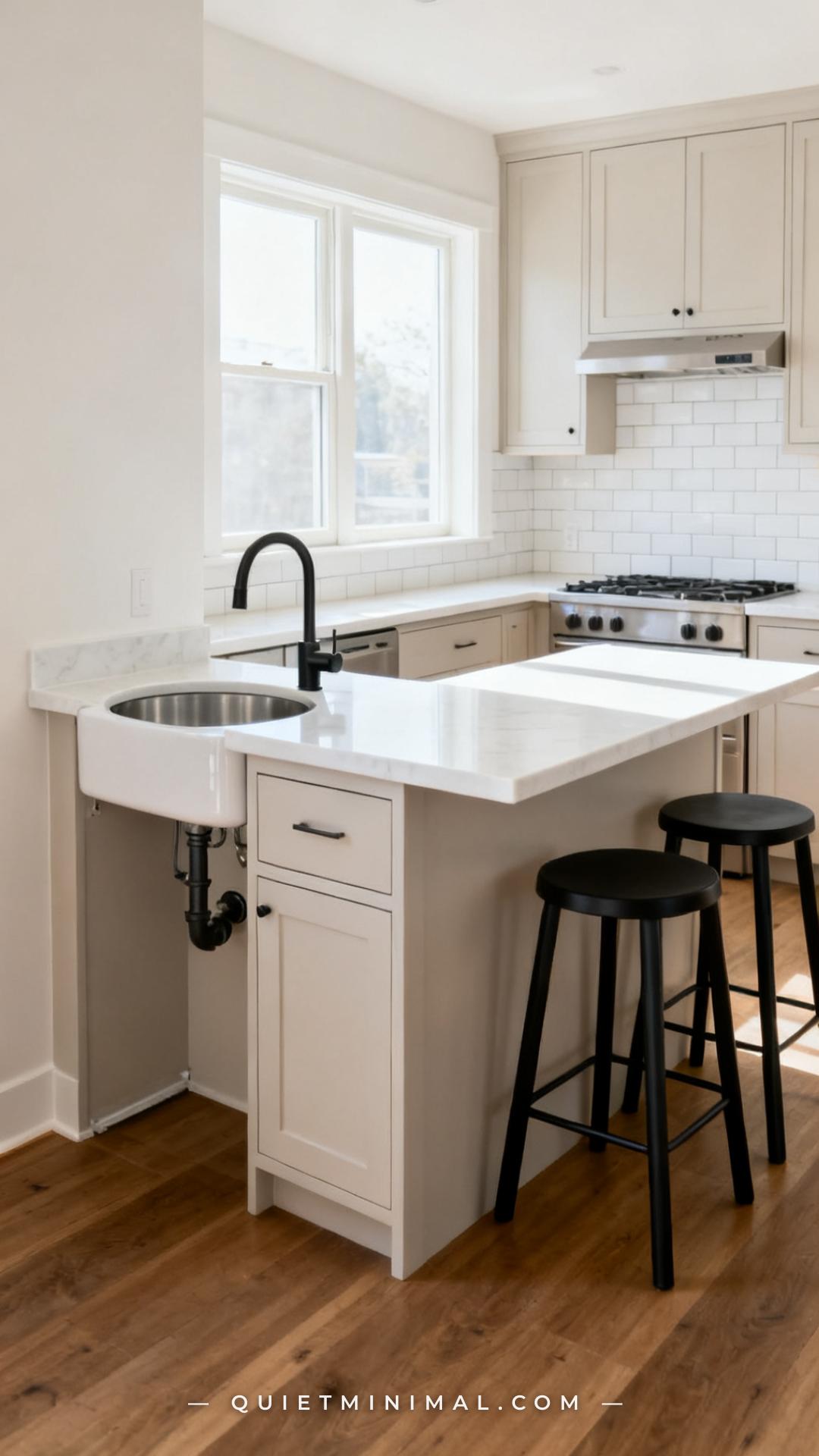 13 Kitchen Island Ideas for Small Kitchens That Actually Work - Quiet ...