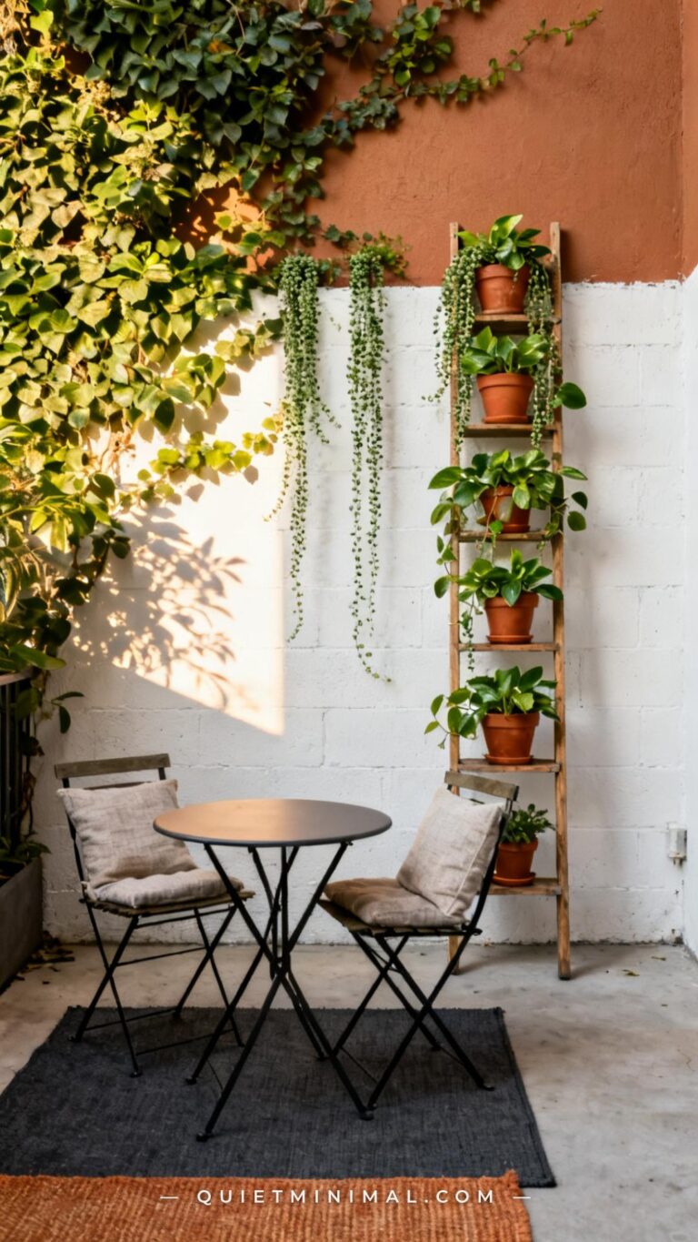 10 Small Patio Decorating Ideas With Vertical Plants (That Work in ...