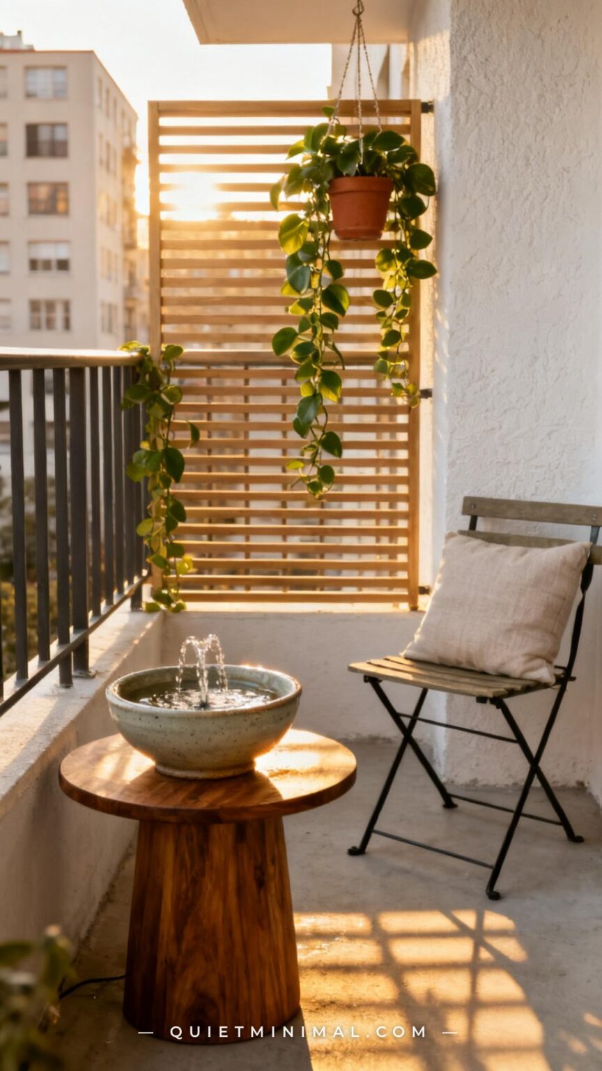 13 Water Fountain Ideas for a Small Balcony (That Actually Fit) - Quiet ...