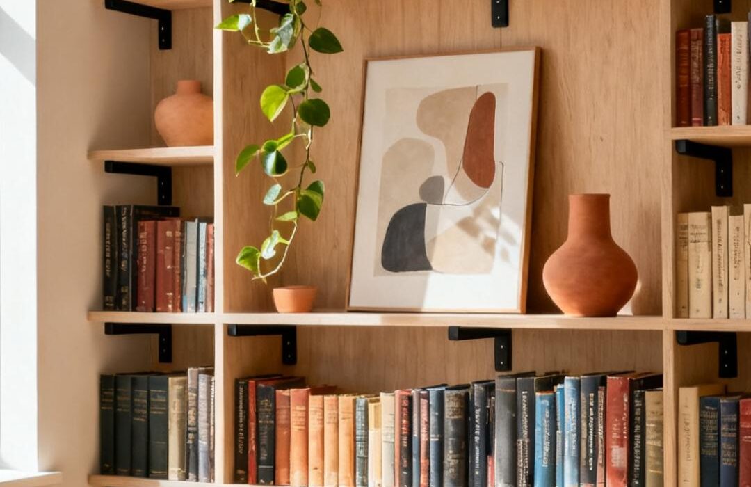 10 Bookshelf Decor Ideas That Look Styled, Not Staged - Quiet Minimal